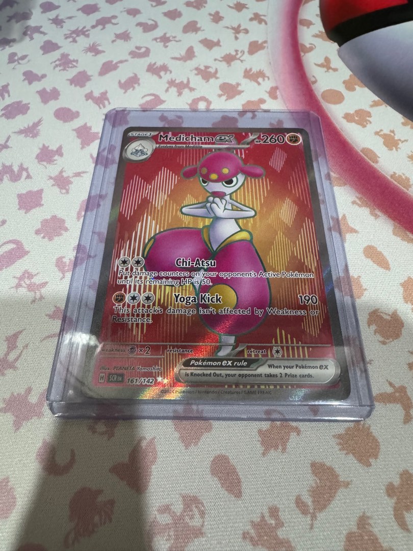 Medicham ex #161 Pokemon Stellar Crown, Hobbies & Toys, Toys & Games on ...