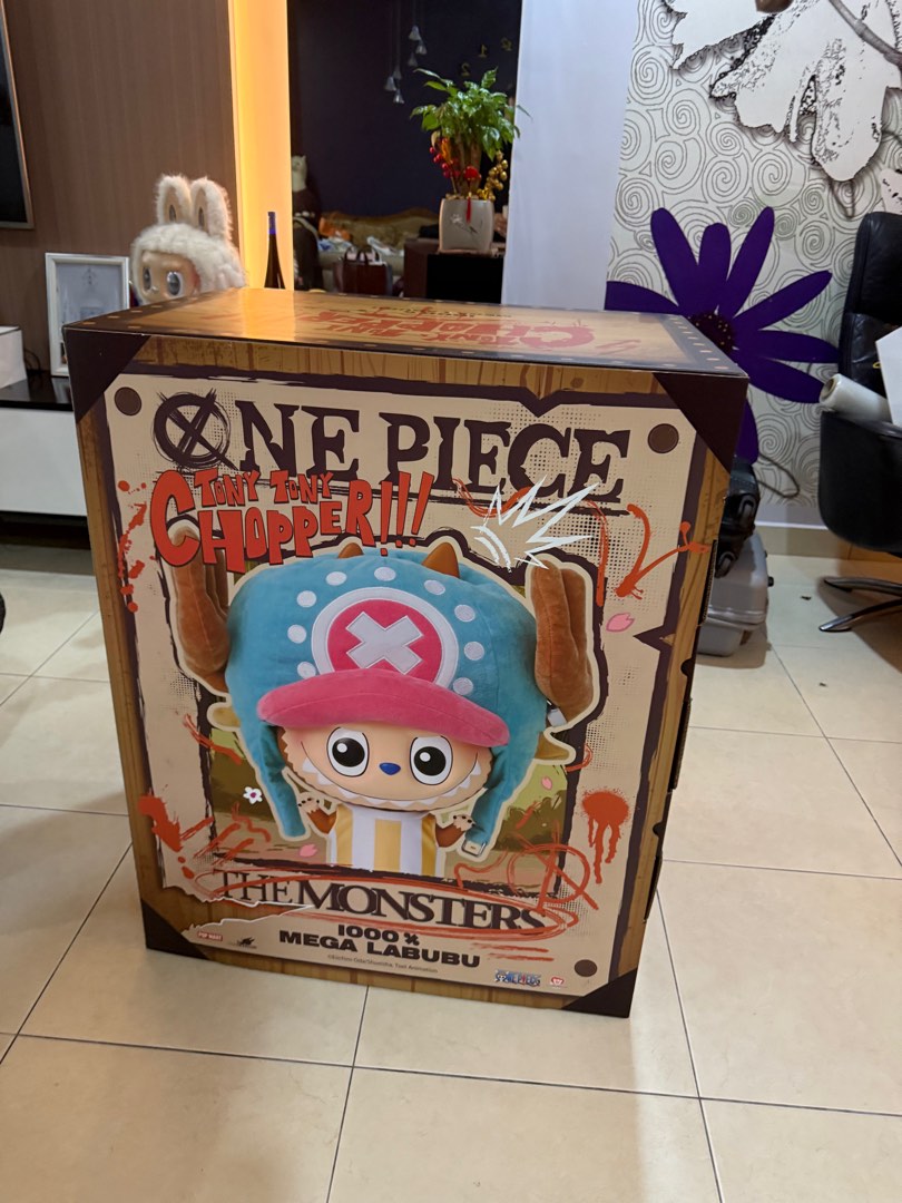 MEGA LABUBU 1000% TONY TONY CHOPPER (Limited 2999 Units World Wide ...
