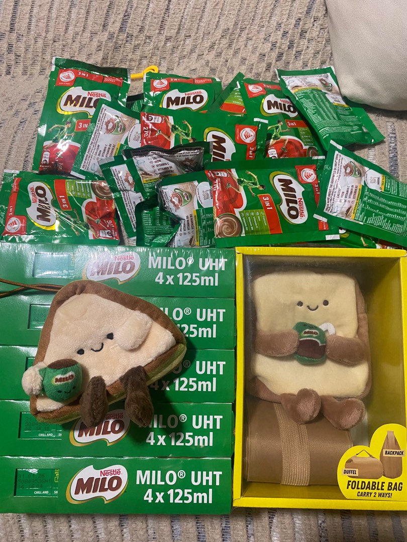 Milo Plush Kaya Toast, Food & Drinks, Beverages on Carousell