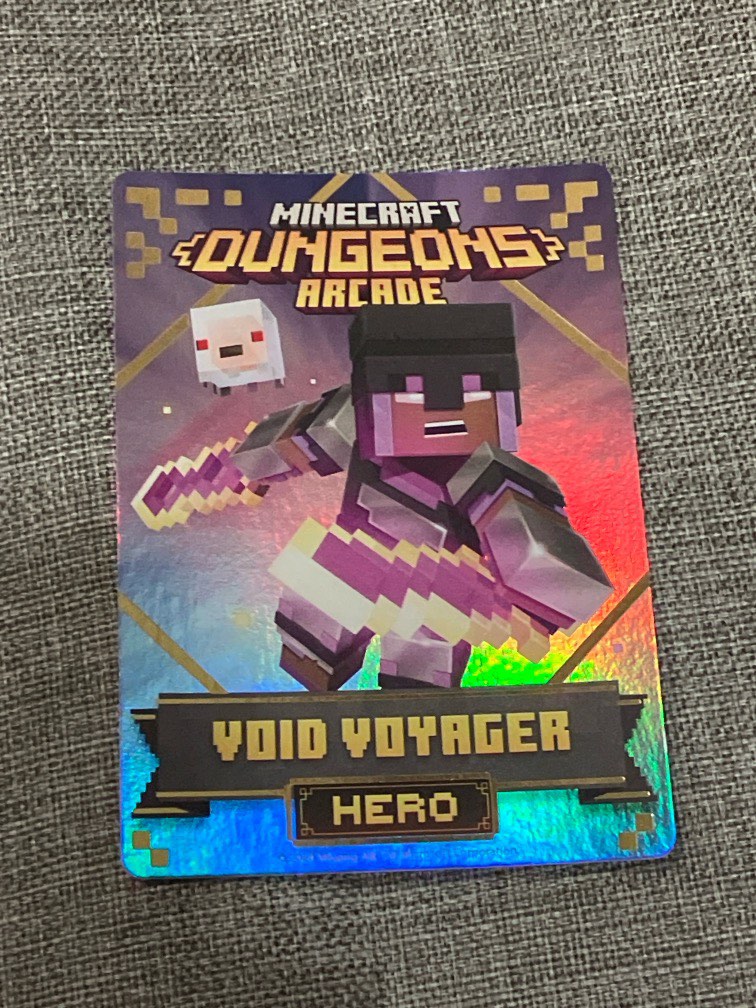 Minecraft Dungeons Arcade card, Hobbies & Toys, Toys & Games on Carousell