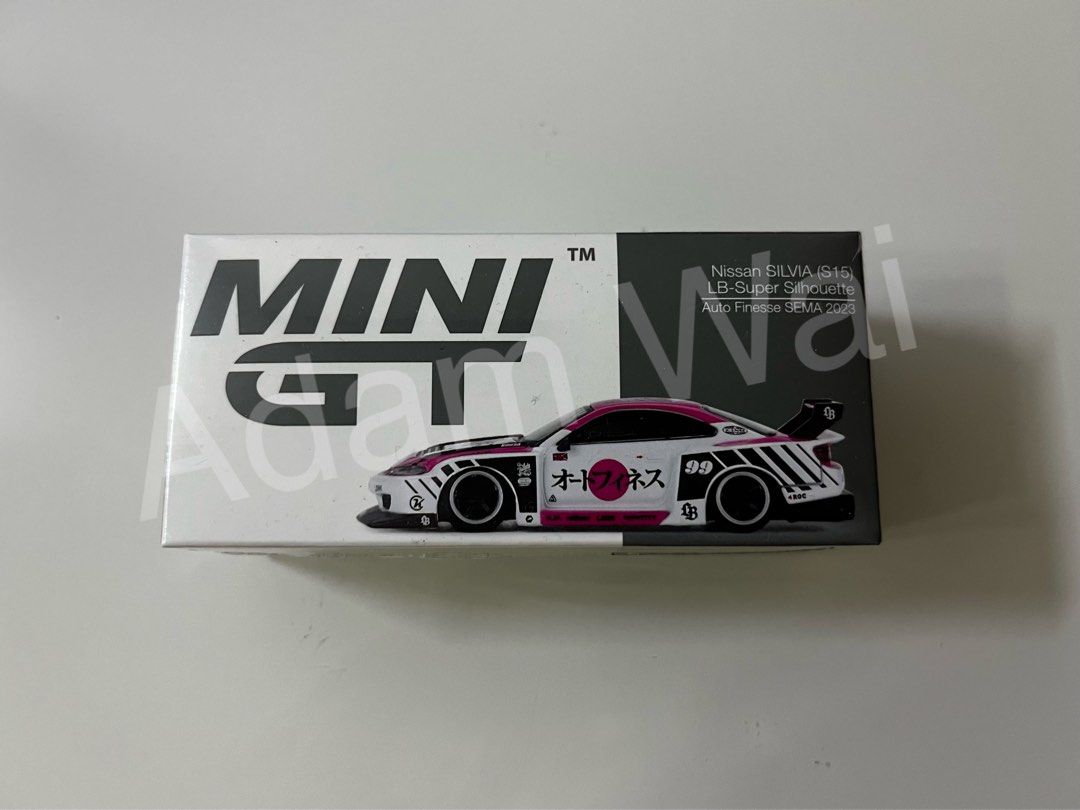 Mini GT Nissan SILVIA (S15) LB Super Silhouette Auto Finesse SEMA 2023 ...