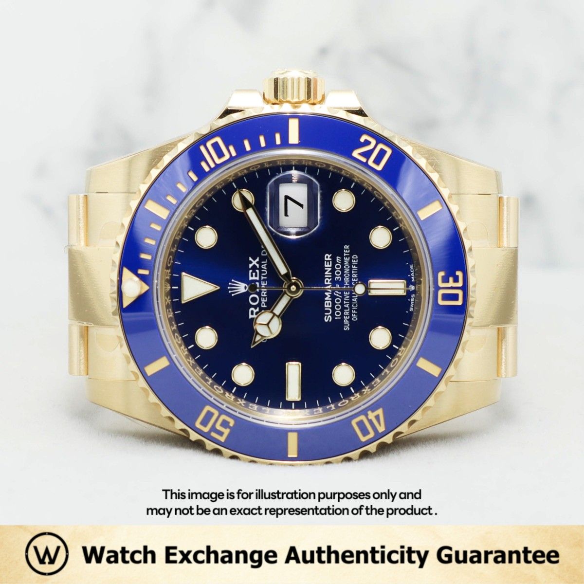 Mint Feb 2021 Rolex Submariner Sunburst Oyster 126618LB 126618 Blue ...