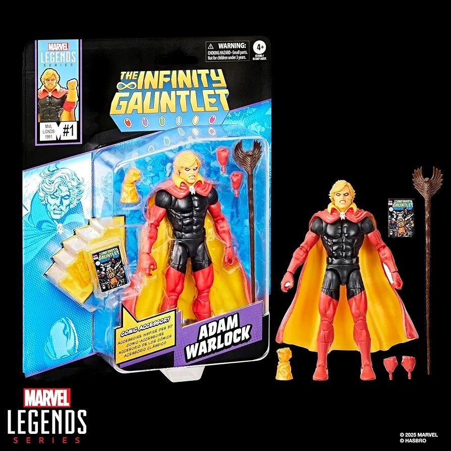 MISB Marvel Legends Comic Book Series The Infinity Gauntlet Adam ...