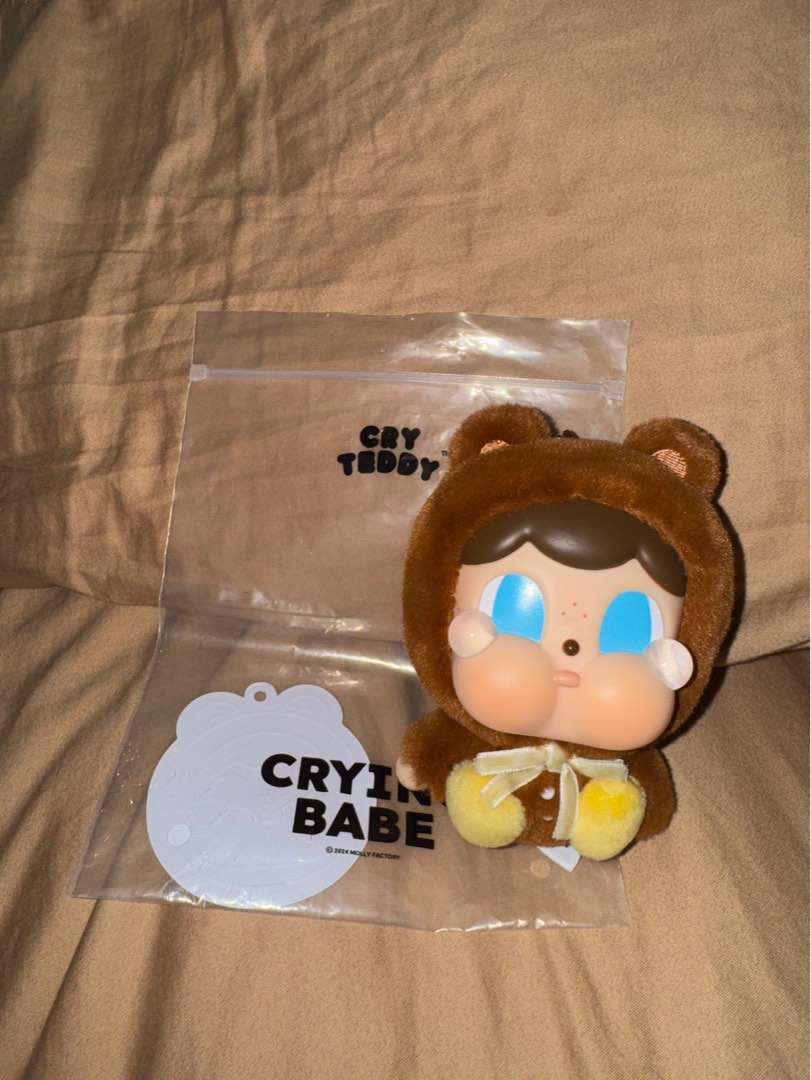 Molly Factory Cry Teddy Crying Babe, Hobbies & Toys, Toys & Games on Carousell