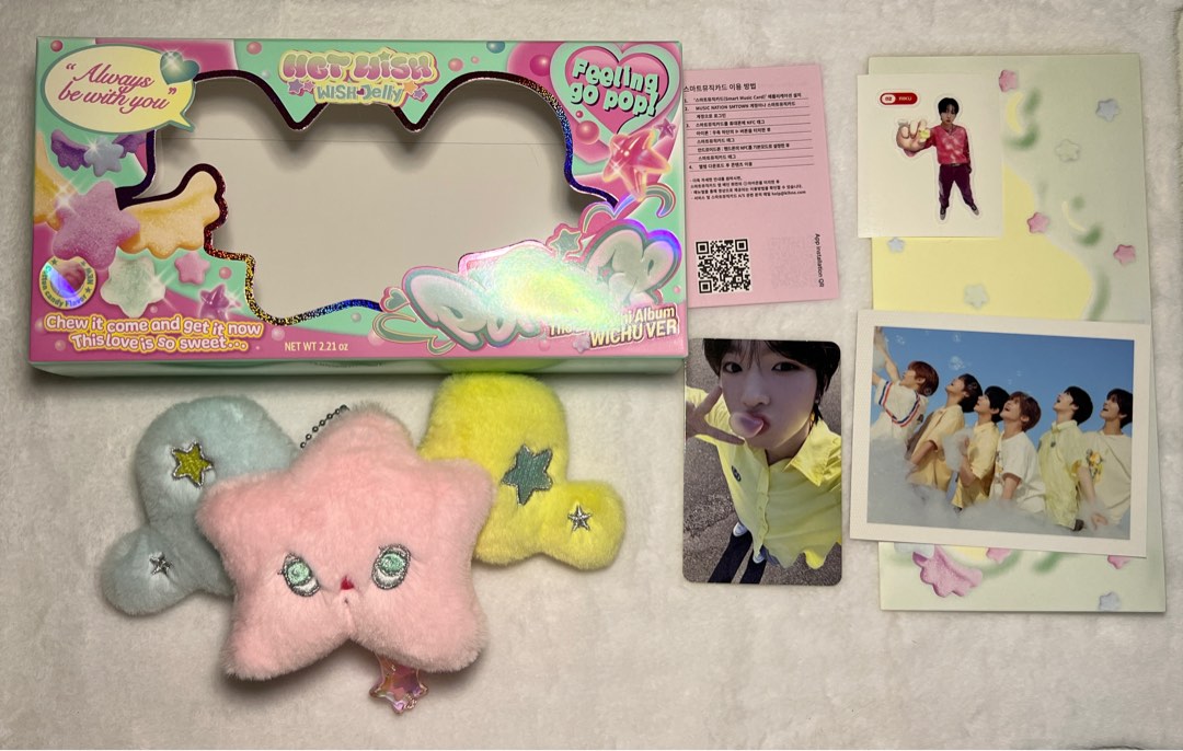 NCT Wish poppop 2nd mini album wichu version, Hobbies & Toys ...