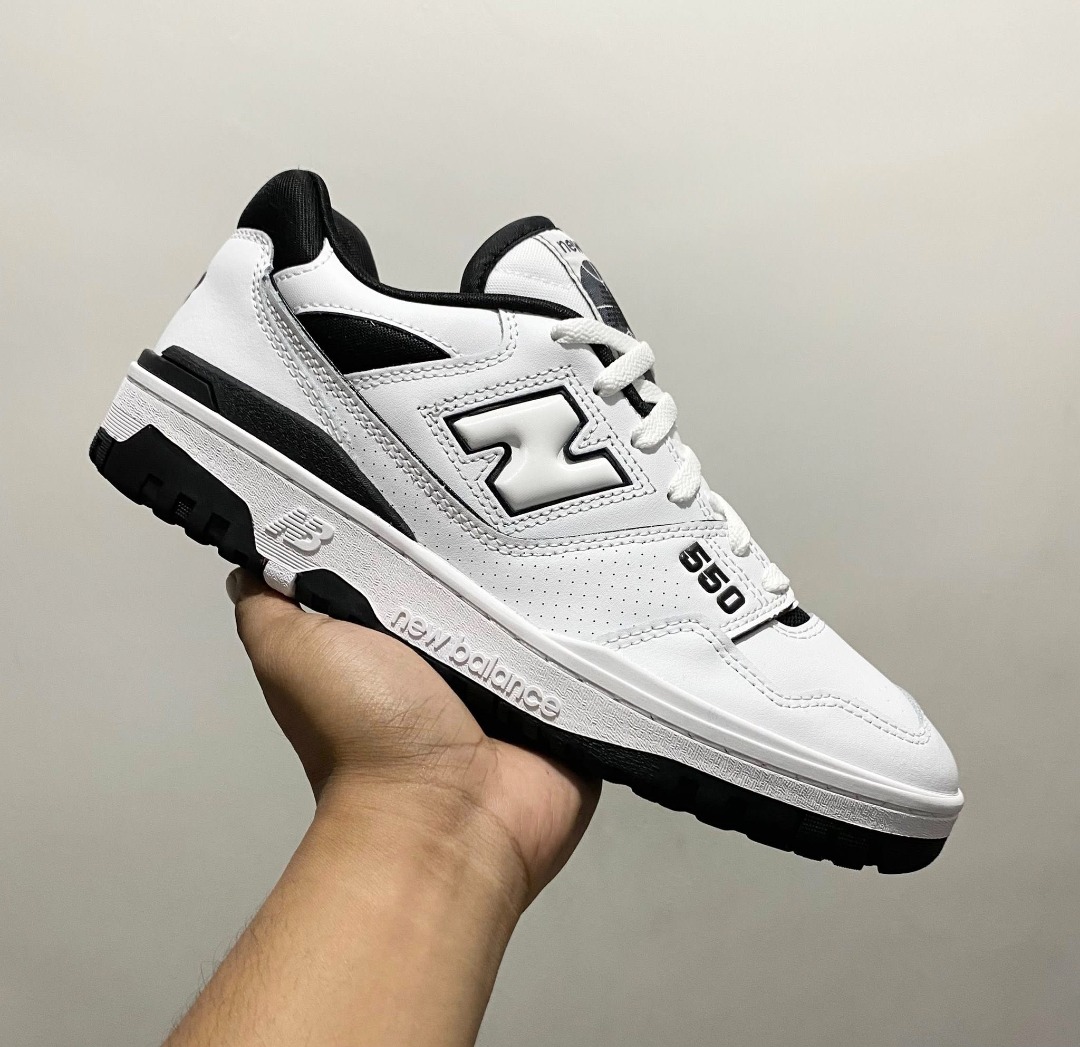 NEW BALANCE 550 Monochrome/Panda, Men's Fashion, Footwear, Sneakers on ...