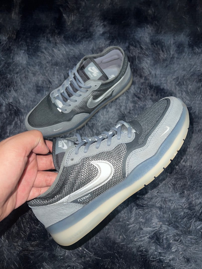 Nike SB PS8 (Original) Cool grey + Metallic silver, Men's Fashion ...