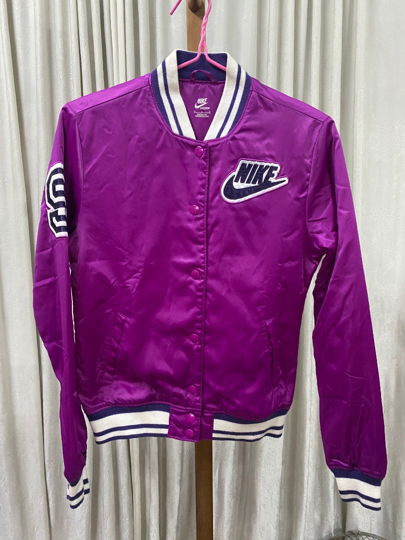 NIke Varsity Jacket, Women's Fashion, Coats, Jackets and Outerwear on ...