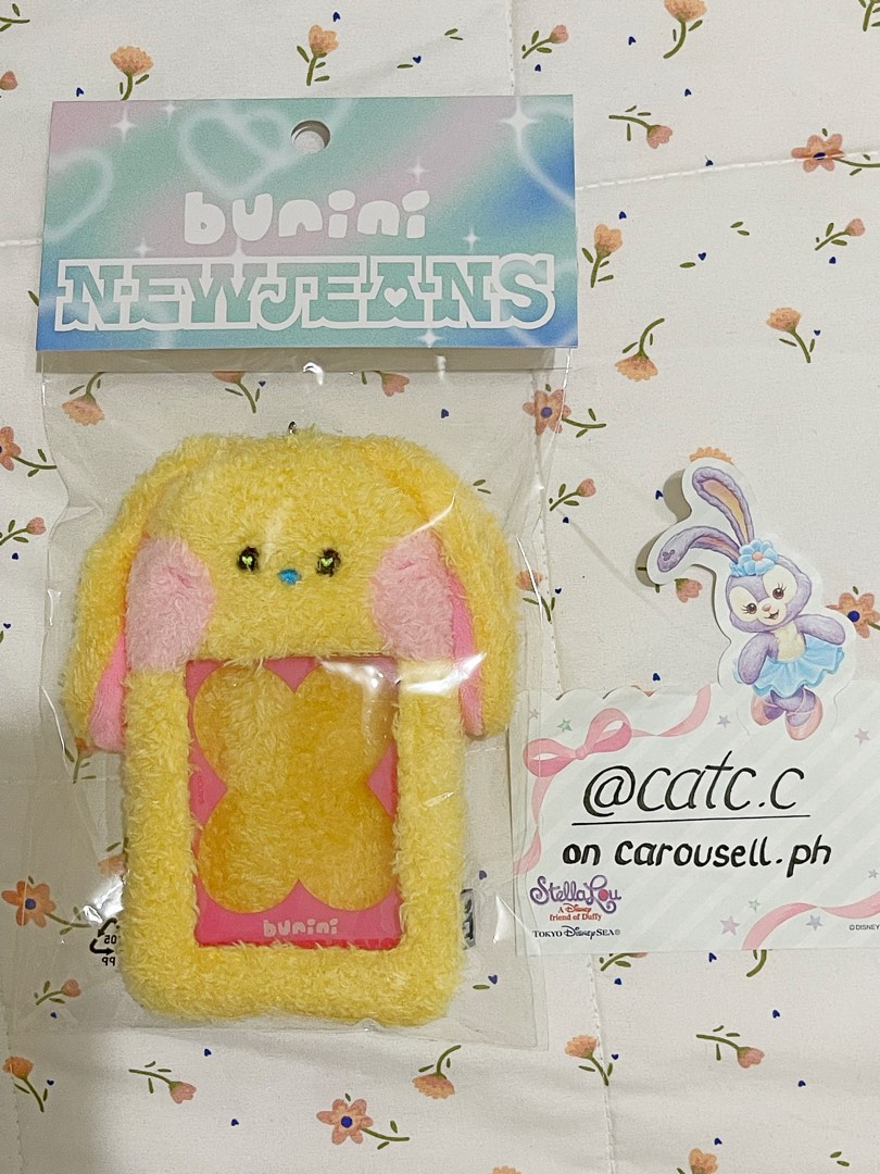 NJZ / NewJeans Line Friends Bunini Plush Photocard Holder Yellow [MINJI ...