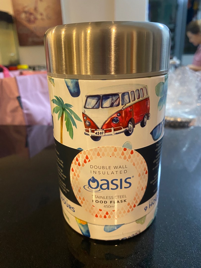 Oasis Stainless Steel Food Flask, Beauty & Personal Care, Foot Care ...