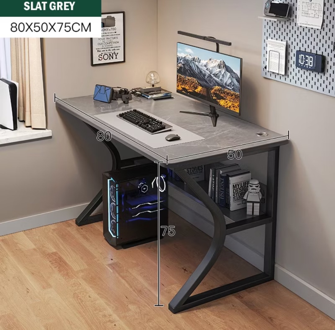 Office Table Workstation Desk | Computer Table With Shelf | Study Table ...
