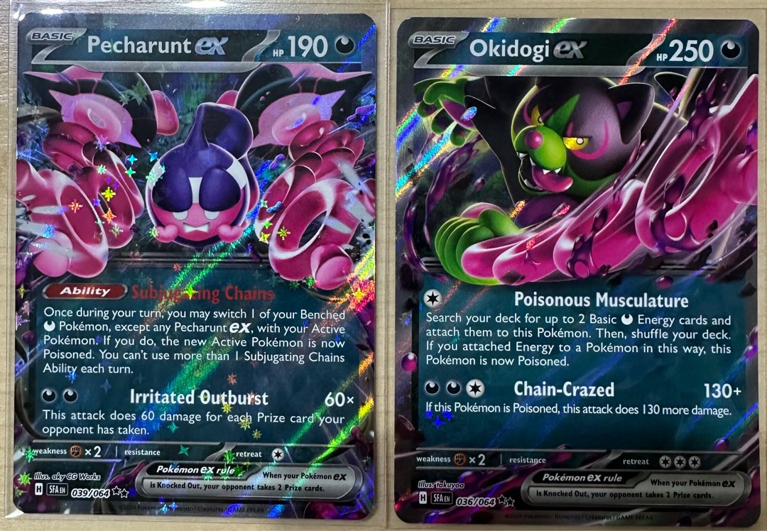 Pecharunt, Okidogi ex, Night Stretcher [Shrouded Fable Eng], Hobbies ...