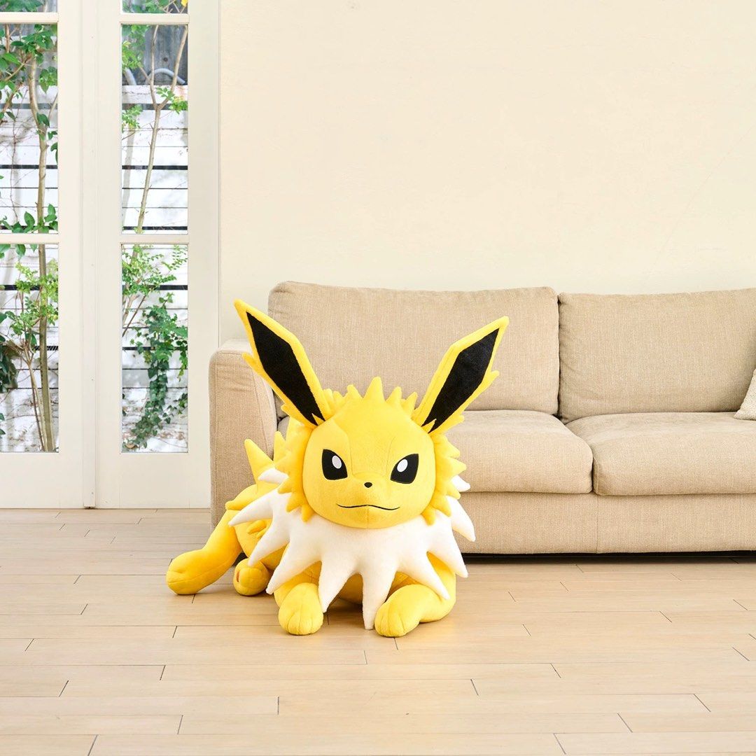 (PO Closing Soon) Pokémon Life-Sized Eeveelution Plushies Jolteon ...