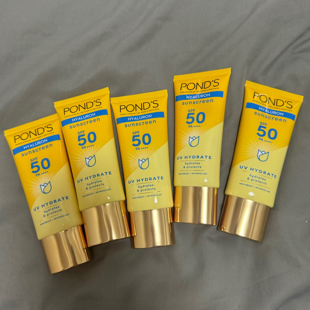 Ponds UV Sunscreen Hydrate with Hyaluron, Beauty & Personal Care, Face ...