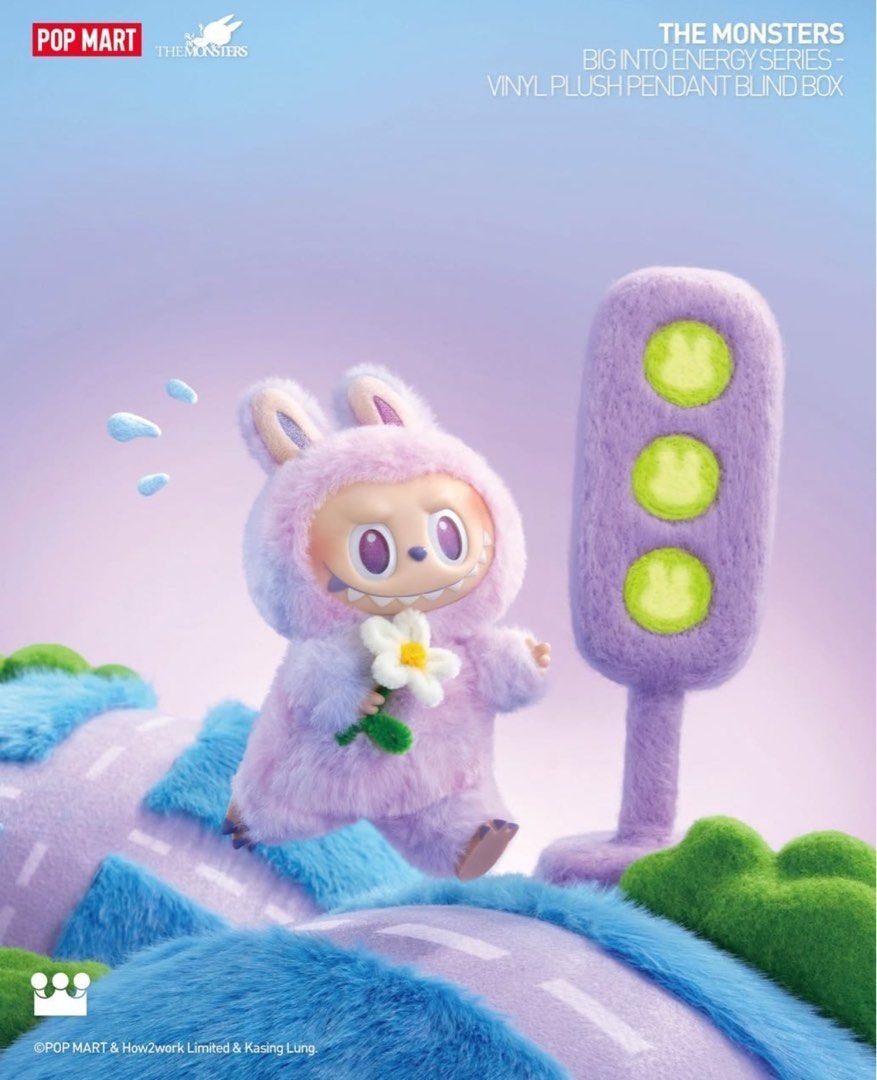 Popmart - Big into Energy Labubu v3 LUCK, Hobbies & Toys, Toys & Games ...