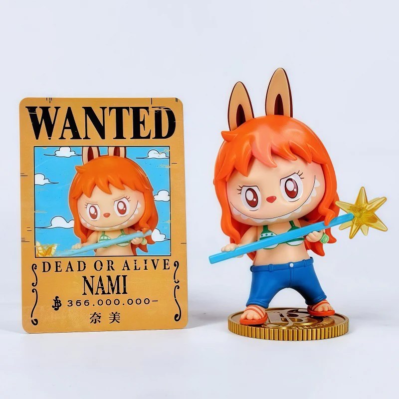 Popmart One Piece x Labubu Figurines - Nami, Hobbies & Toys, Toys ...