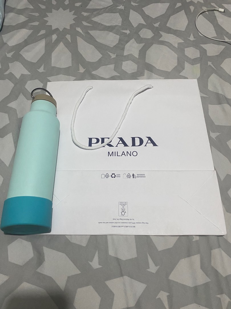 Prada Paper Bag, Luxury, Bags & Wallets on Carousell