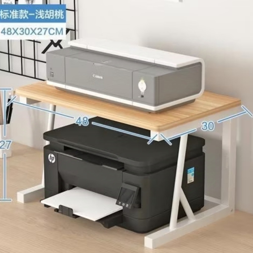 Printer Storage Shelf Rack | Desktop Printer Stand Organizer | Multi ...