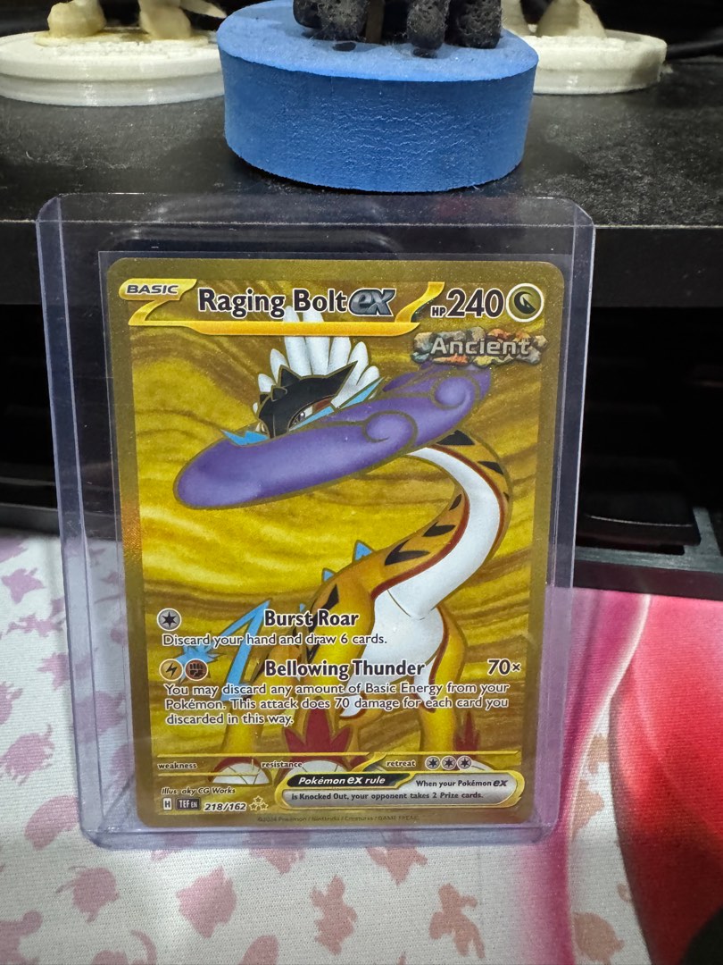 Raging Bolt ex #218 Pokemon Temporal Forces, Hobbies & Toys, Toys ...