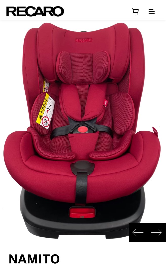 Recaro Namito car seat, Babies & Kids, Baby Nursery & Kids Furniture ...