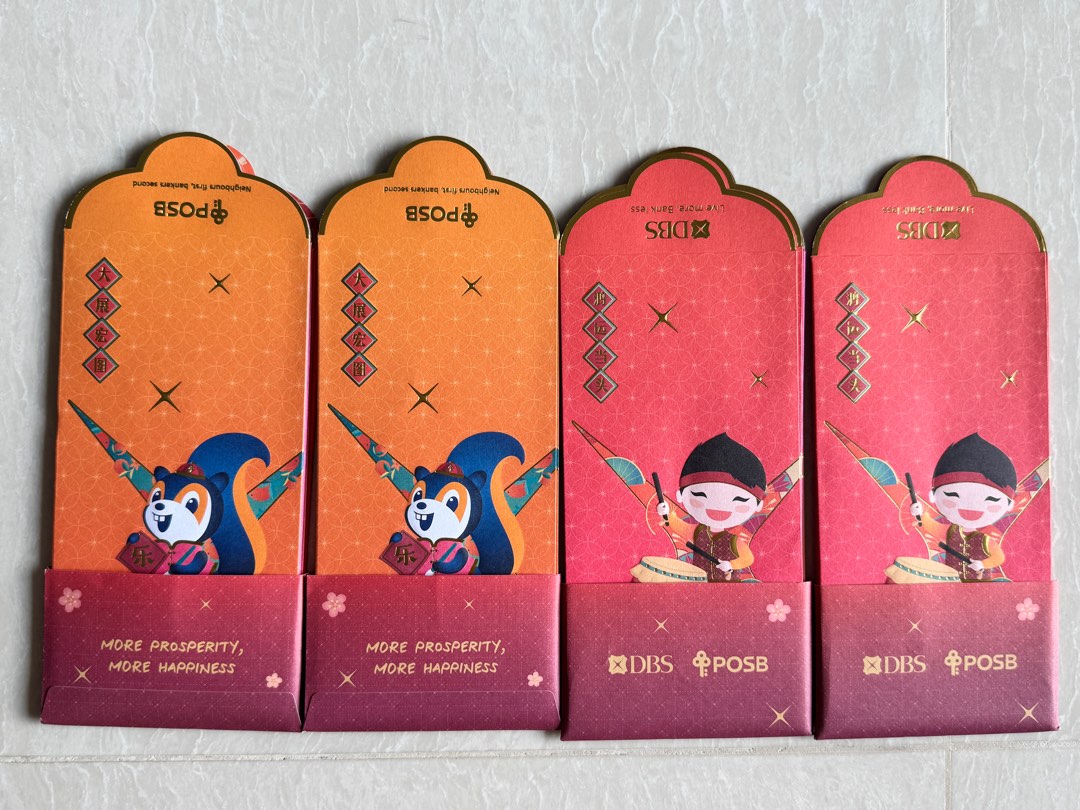 Red Packet (set of 4 packs), Everything Else on Carousell