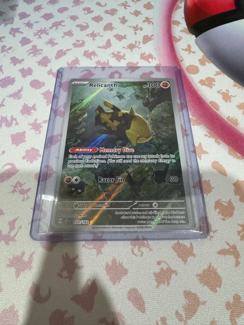 Relicanth #173 Pokemon Temporal Forces, Hobbies & Toys, Toys & Games on ...