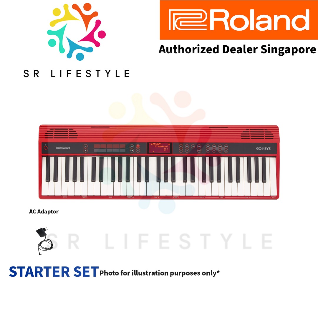Roland GO:KEYS Go Keys 61 (Go-61K) Basic Set + Free Keyboard Stand ...