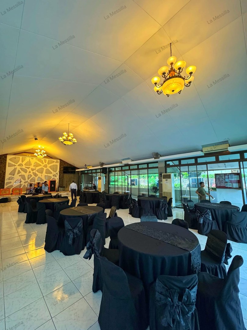 Round Table, Monobloc Chair and Tiffany Chair, Furniture & Home Living ...