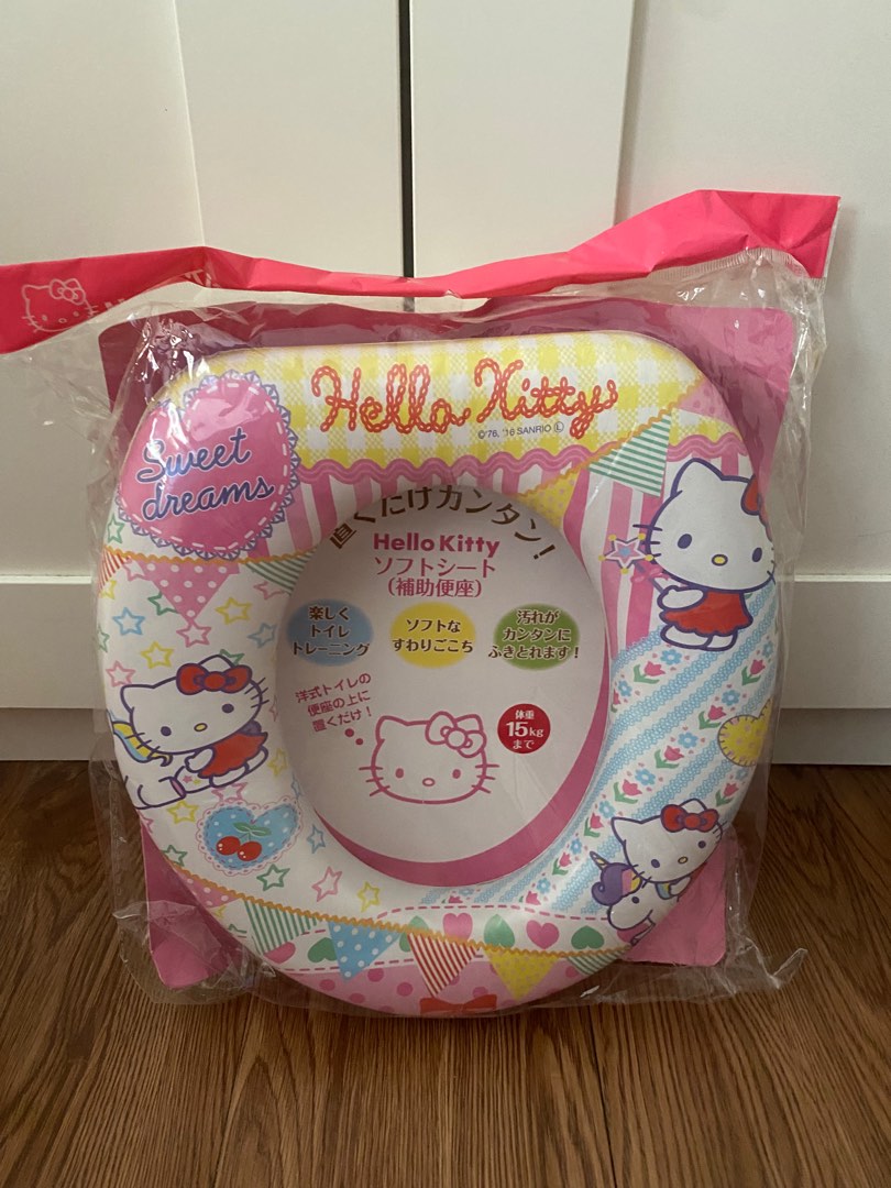 Sanrio Hello Kitty seat potty training, Babies & Kids, Bathing ...