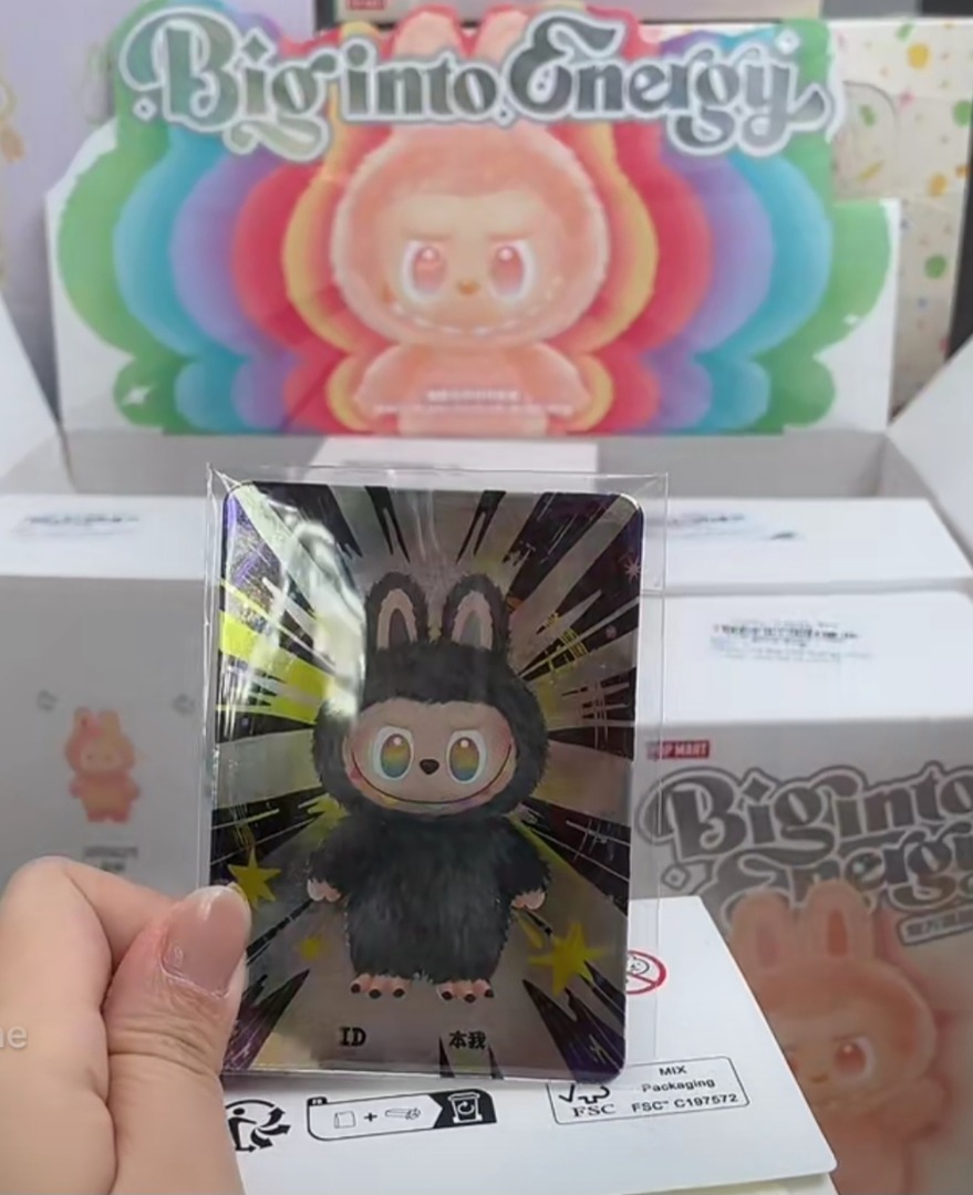 SECRET RARE! POPMART] POPMART LABUBU THE MONSTERS V3 BIG INTO ENERGY ...