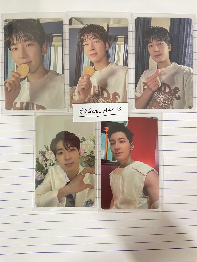 Set of 5 Seventeen Wonwoo FML set Officia Photocards - Wonu Marie, Hobbies & Toys, Memorabilia ...