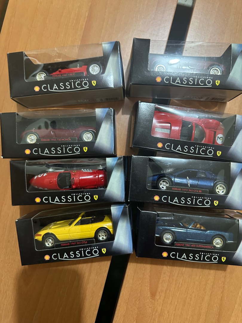 Shell Classico x Ferrari Collection full set, 興趣及遊戲, 收藏品及紀念品, 古董收藏 ...