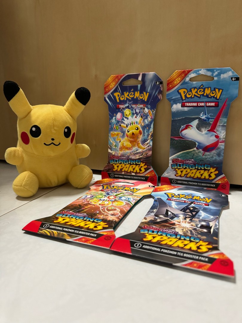 Surging Sparks Sleeve (SV8), Hobbies & Toys, Toys & Games on Carousell