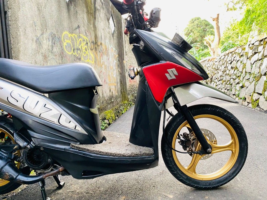Suzuki address modif 125cc Tahun 2016, Motor di Carousell
