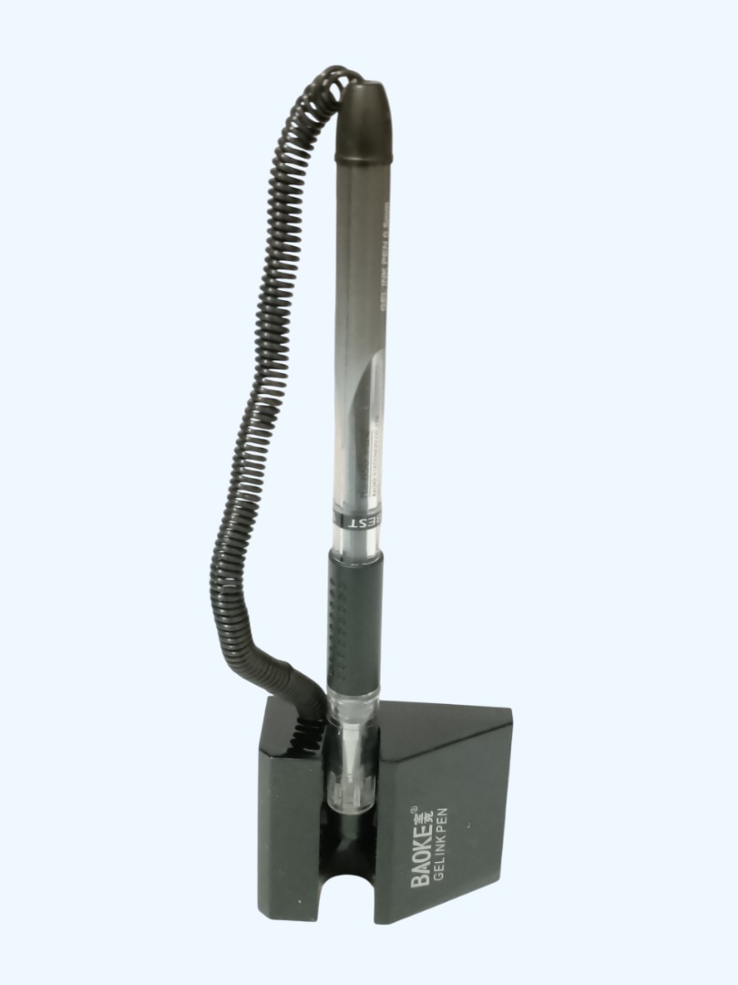 TABLETOP PEN COUNTER PEN 0.50mm with STRING WIRE STAND OFFICE ...