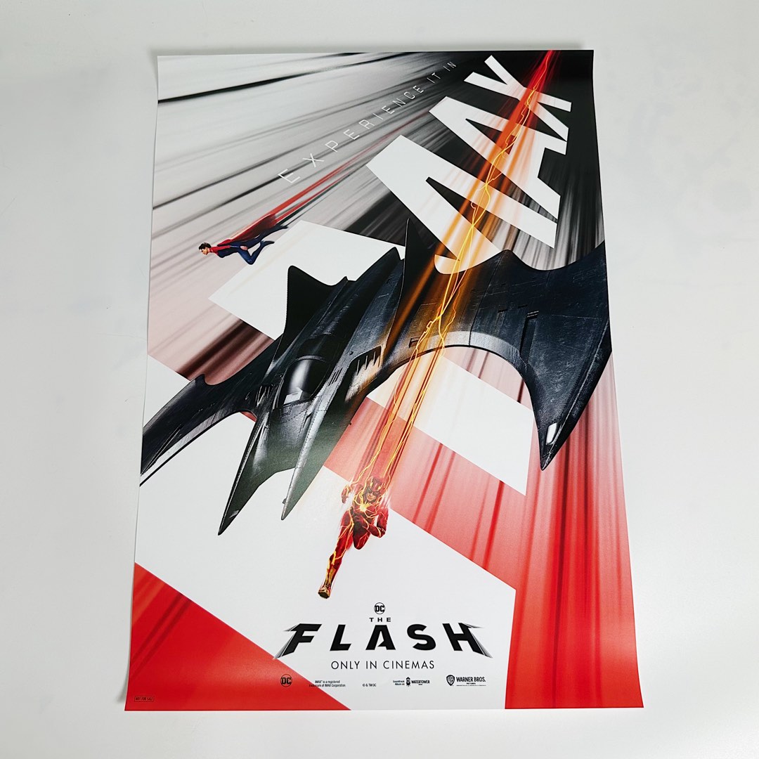 The Flash Movie IMAX Original A3 Poster, Hobbies & Toys, Collectibles ...
