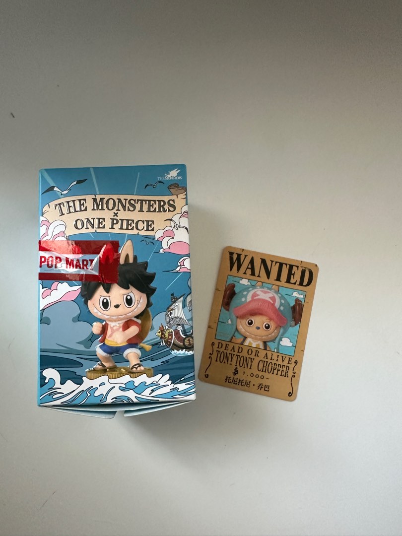 The Monster Labubu One Piece Chopper, Toys & Collectibles, Mainan di ...