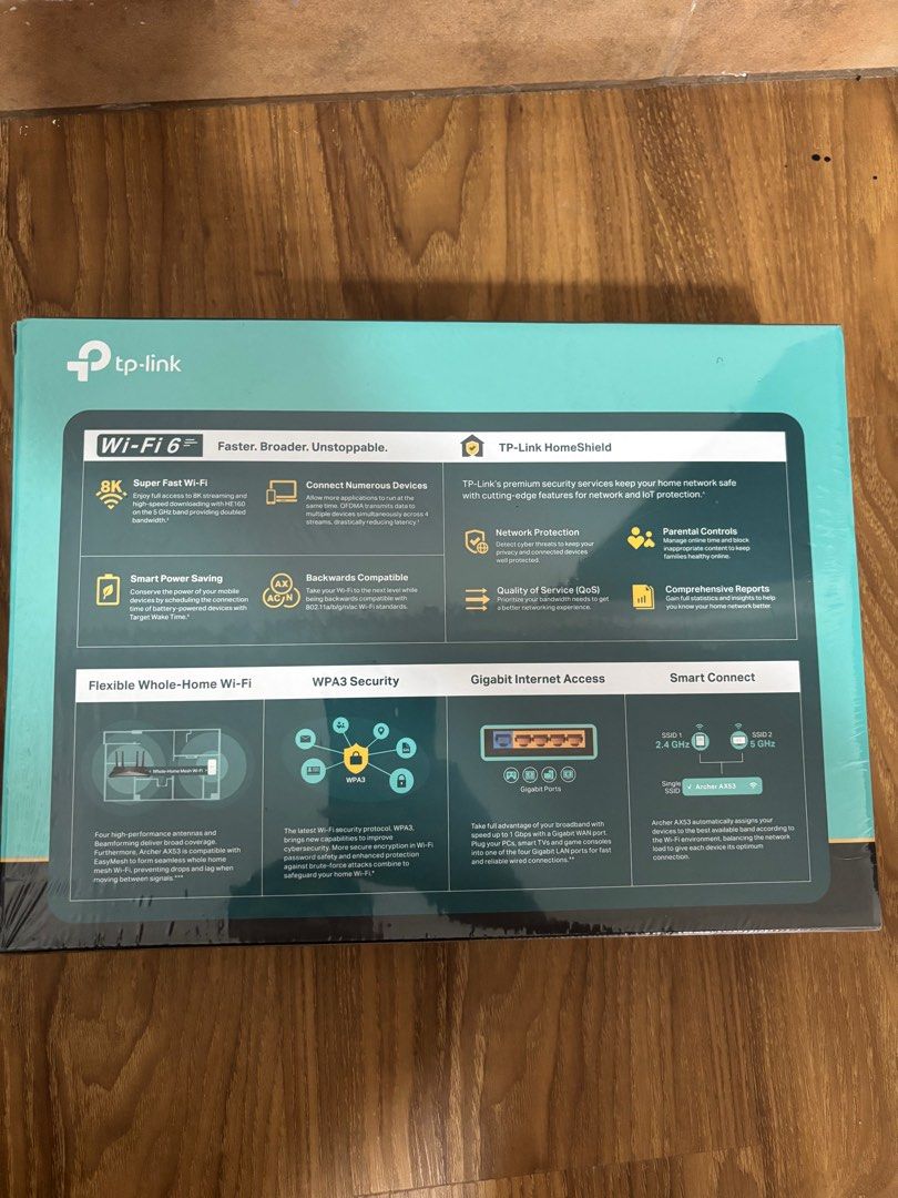 TP Link AX3000 wifi 6 router, Computers & Tech, Parts & Accessories ...