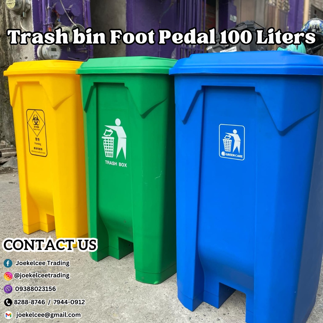 TRASH BIN FOOT PEDAL, Furniture & Home Living, Cleaning & Homecare ...