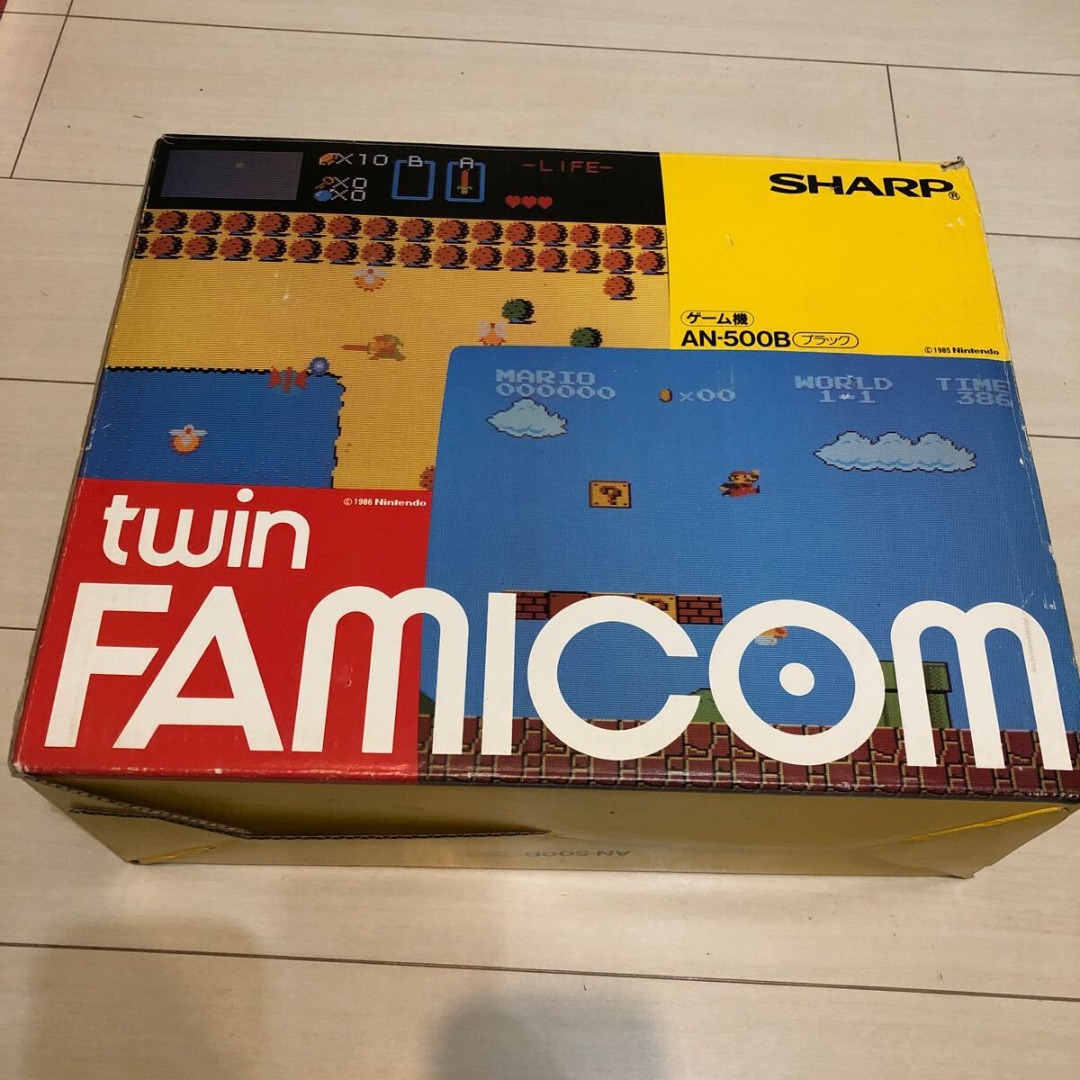 Twin Famicom AN-500B, SHARP, FC TWIN, Famicom, almost new, rare, Video ...