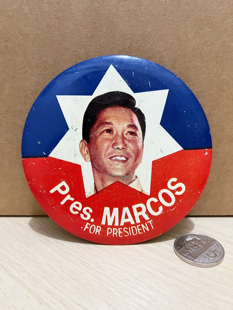 (Vintage) 1969 Ferdinand Marcos - Philippines Presidential Campaign ...