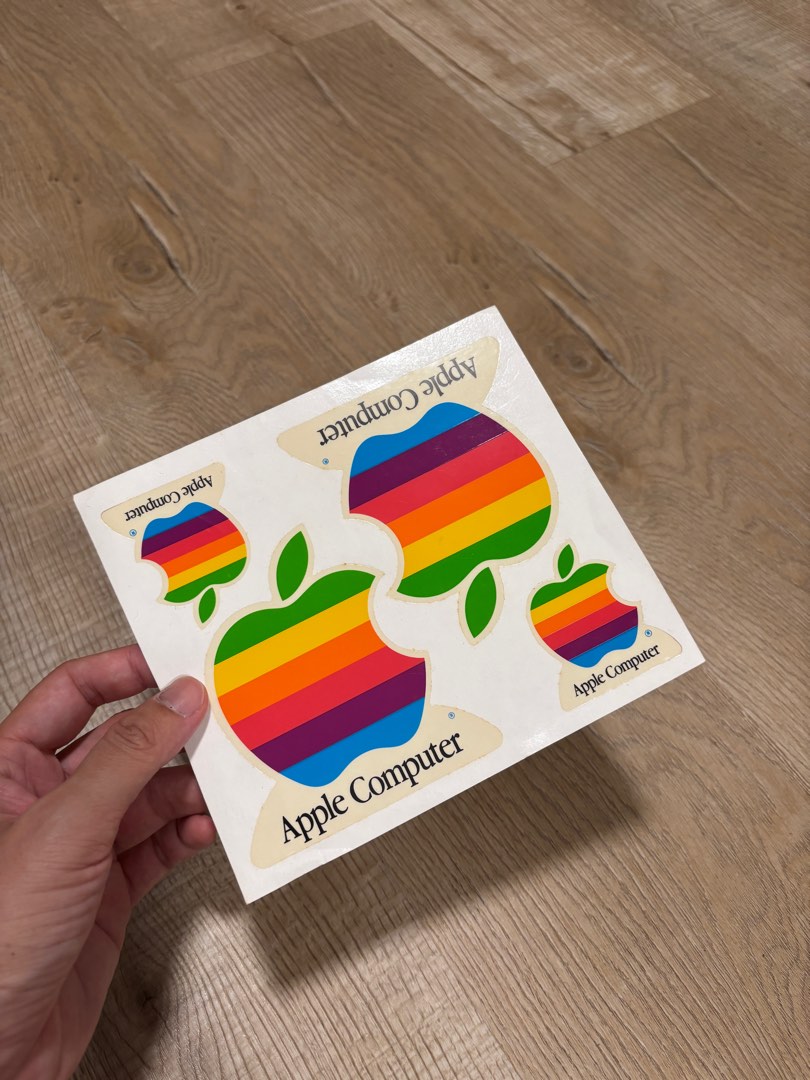Vintage Apple computer sticker mac Macintosh retro collectible ...