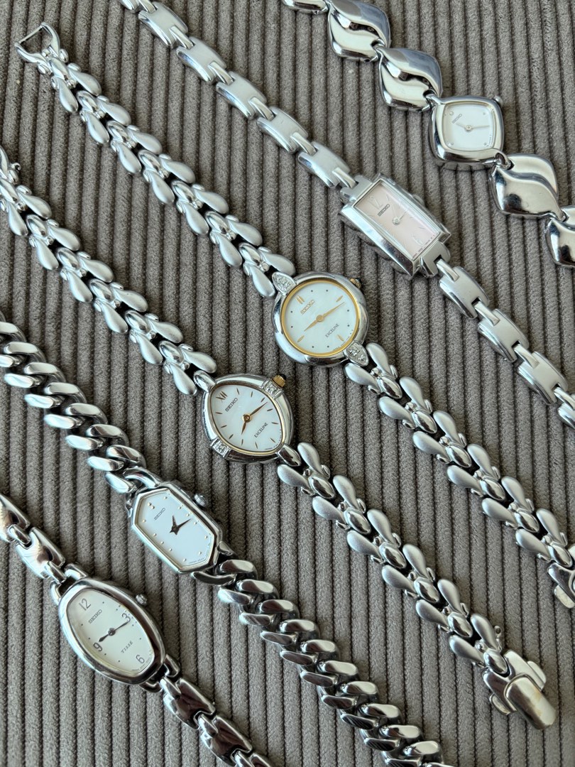 Vintage Seiko watch collection (silver tone), Women's Fashion, Watches & Accessories, Watches on ...