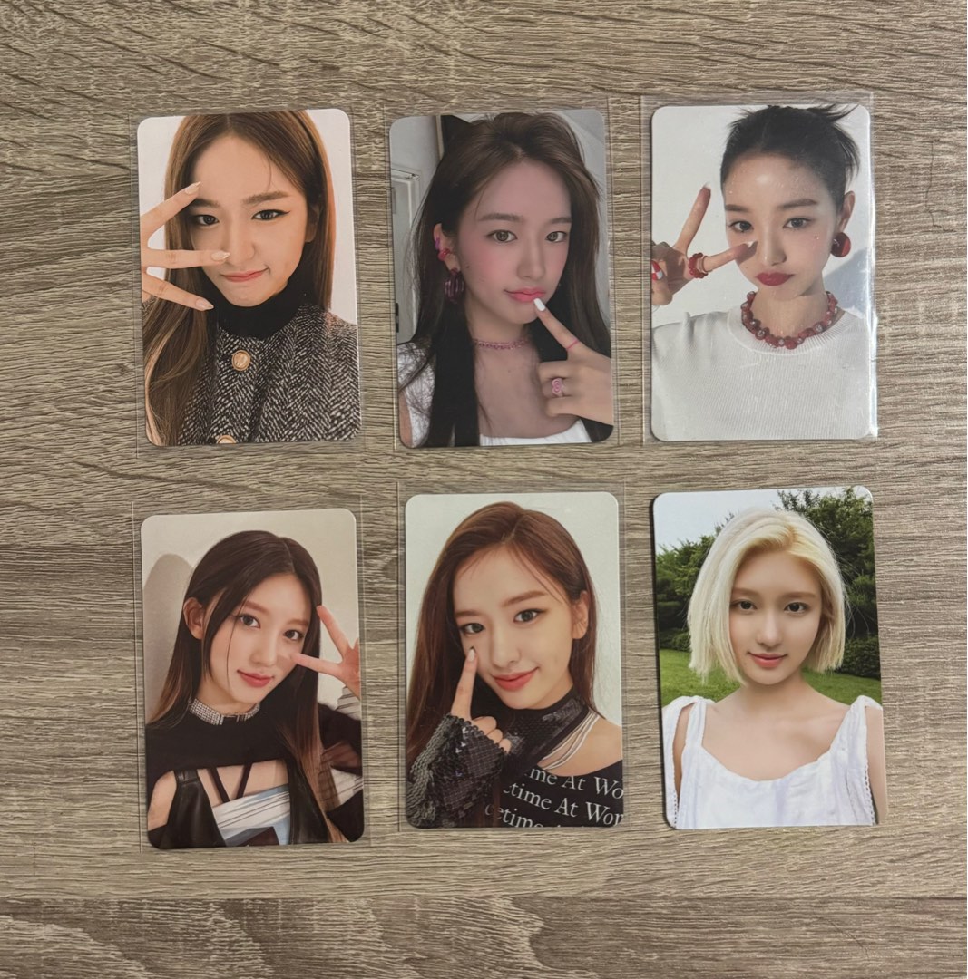 wts/lfb ive official photocards (yujin, wonyoung, gaeul), Hobbies & Toys, Memorabilia ...