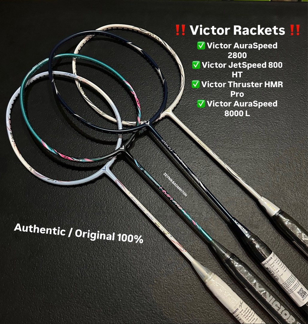 Yonex / Victor / Apacs Badminton Rackets - Authentic / Original 101% ...