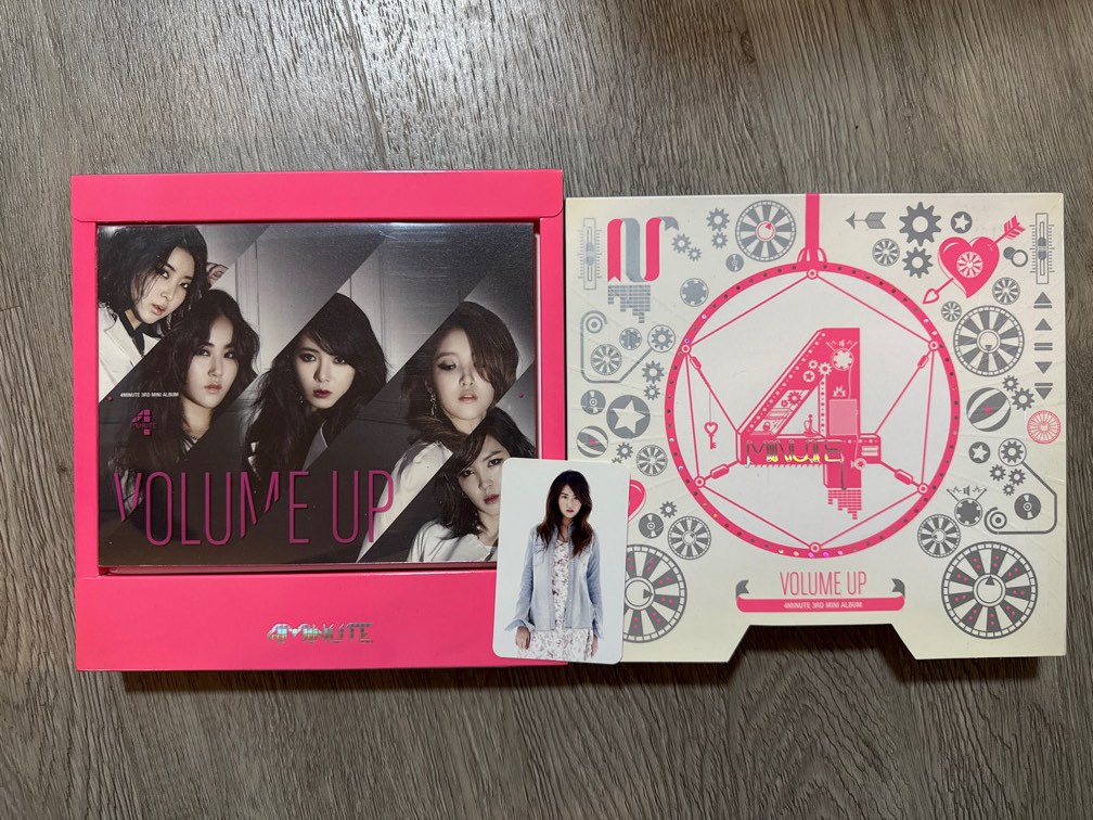 4 Minute Volume Up Album with Gayoon Photocard, Hobbies & Toys ...
