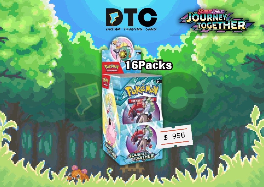 (美版) PTCG SV9 Journey Together Half Booster Box, 興趣及遊戲, 玩具 & 遊戲類 - Carousell