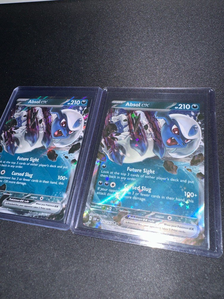 Pokemon - Obsidian Flames Absol EX #135, Hobbies & Toys, Toys & Games ...