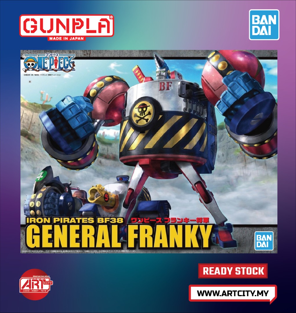 (READY STOCK) Bandai - General Franky - One Piece Best Mecha Collection ...