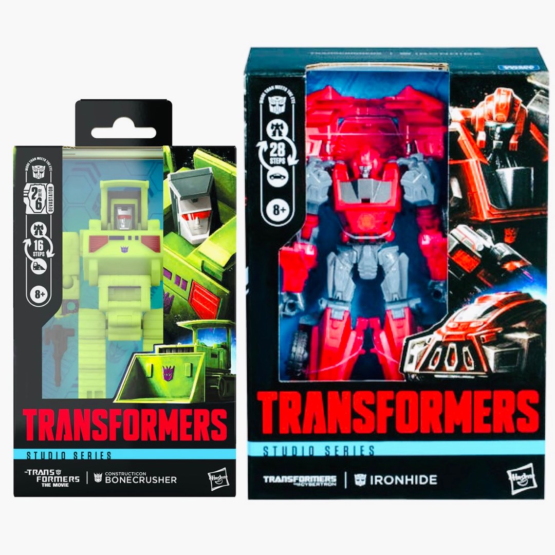 BNIB Hasbro Transformers Studio Series Deluxe Constructicon Bonecrusher ...